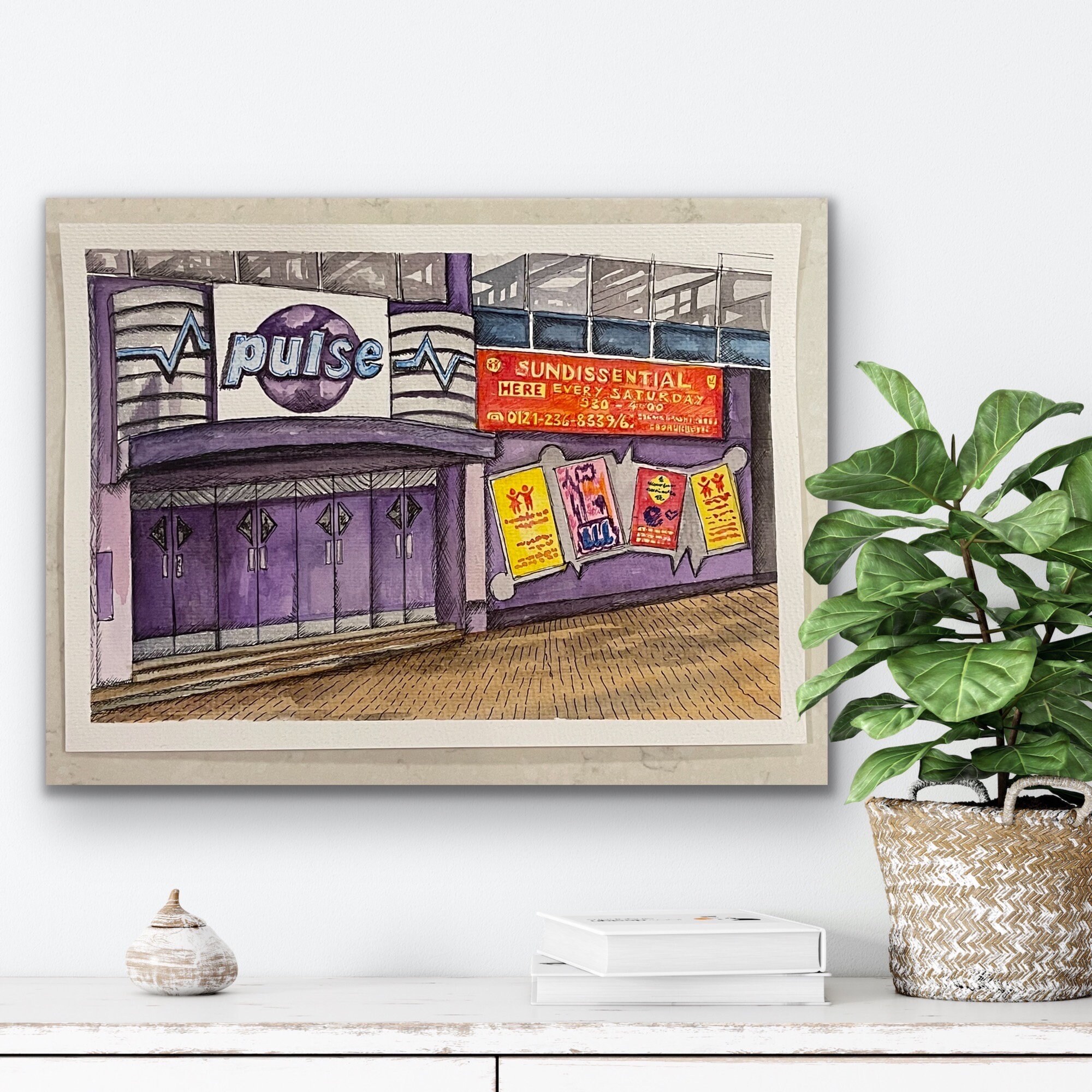 Pulse Nightclub, Home of Sundissential Birmingham, Original Pen ...