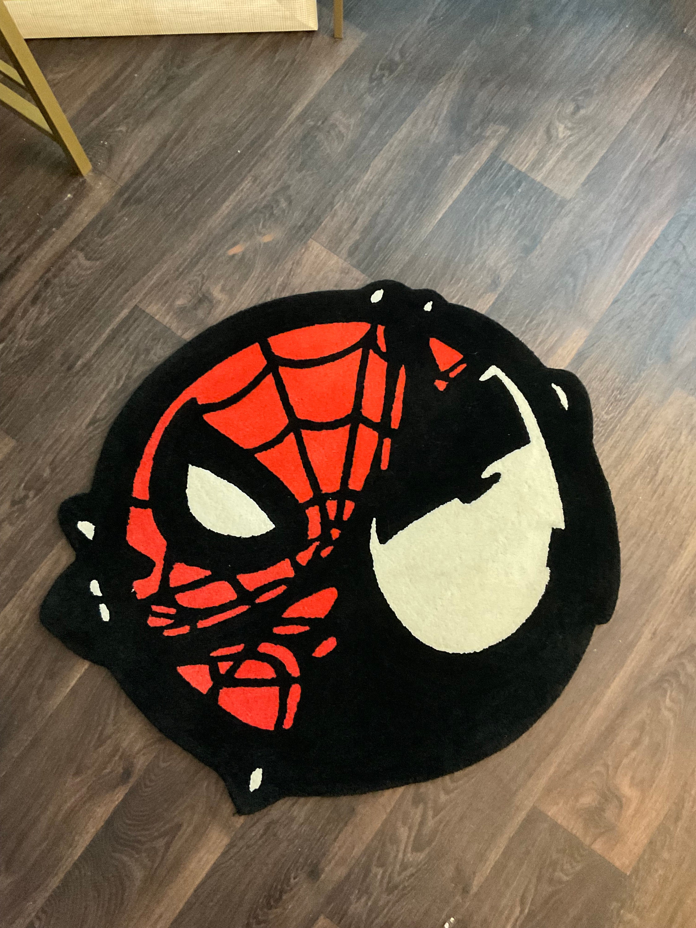 Spiderman Rug, Venom Rug, Cartoon Rug, Kids Room Rug, Super Hero Rug ...