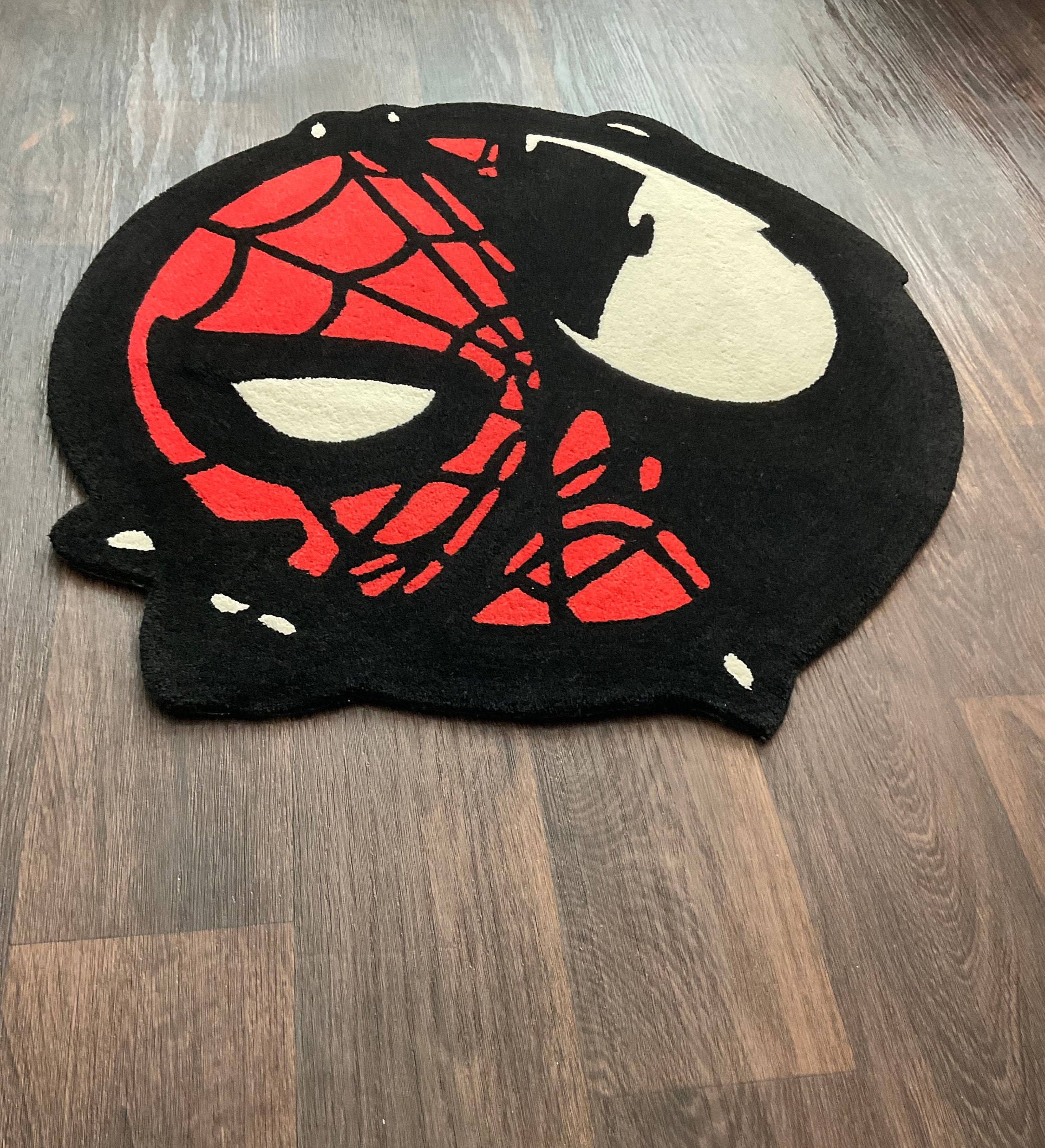 Spiderman Rug, Venom Rug, Cartoon Rug, Kids Room Rug, Super Hero Rug ...
