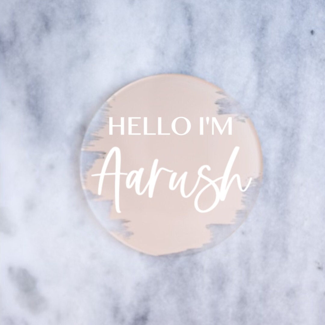 Acrylic Baby Name Sign Acrylic Plaque for Baby Name Acrylic - Etsy