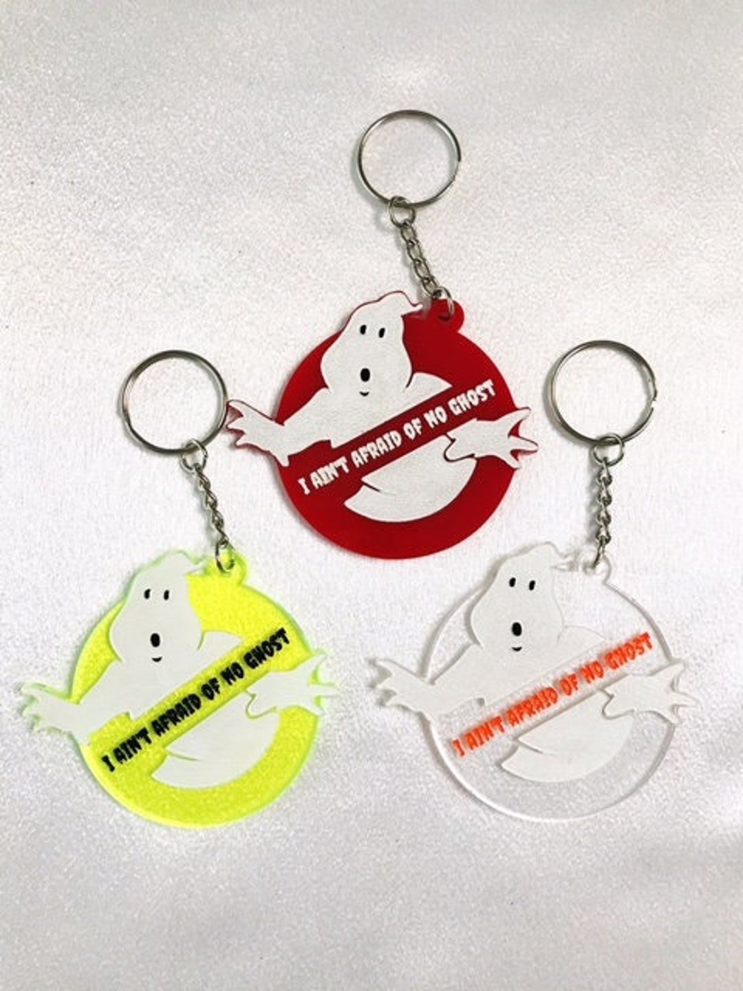 Ghostbusters Keychains Acrylic Keychains Neon Acrylic Keychains I Ain't ...