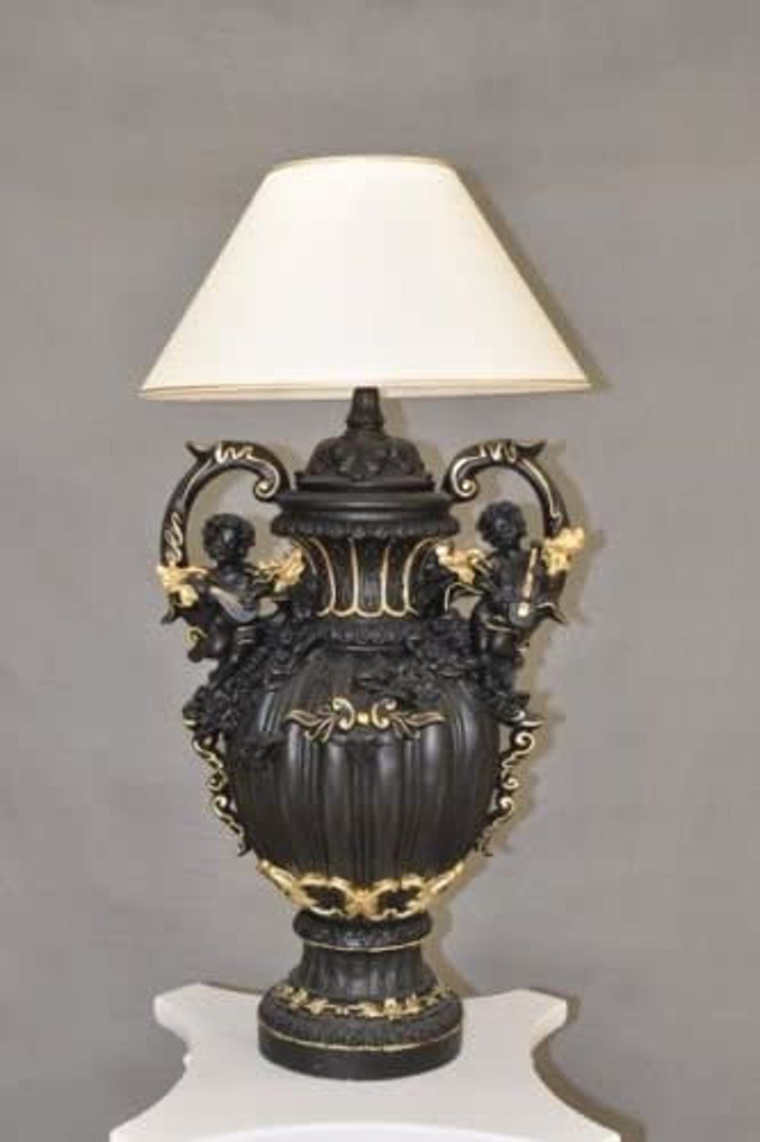 Angel Lamp Light Baroque Design Luxury Lampshade Hand Made and - Etsy