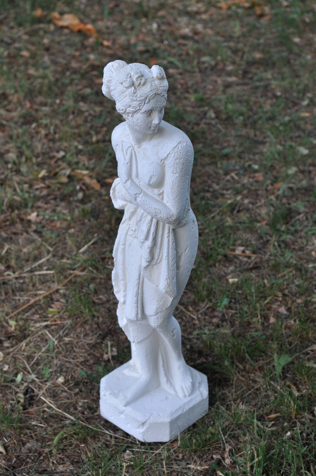 Beautiful Aged Statue of a Woman. Unique Decoration of Your Home or ...
