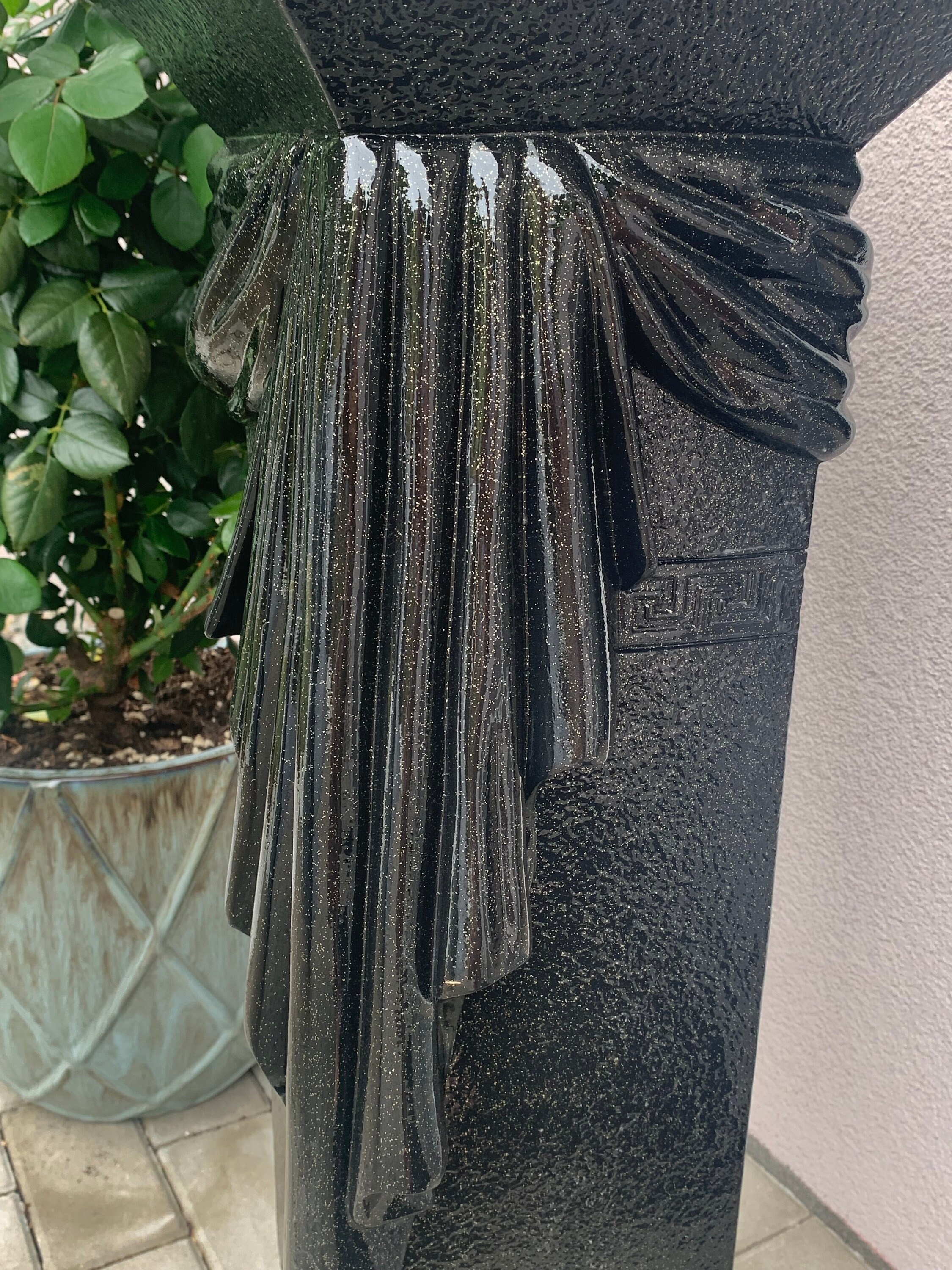 Pillar Column Hand Made and Hand Painted in Europe Silver - Etsy