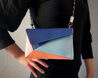 Color Block Purse - Etsy