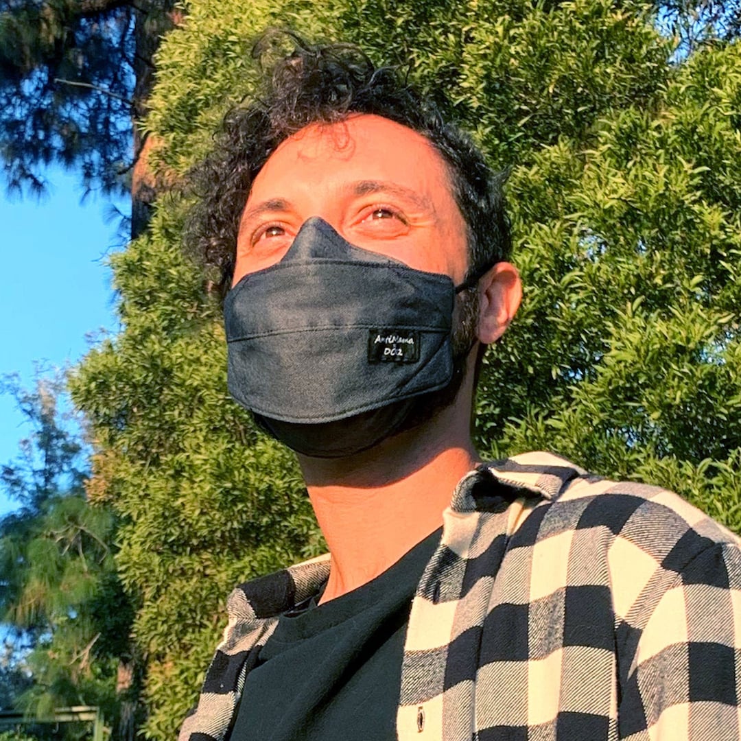 Origami Face Mask Reusable and Washable, Polyester Face Mask, Nose Wire ...