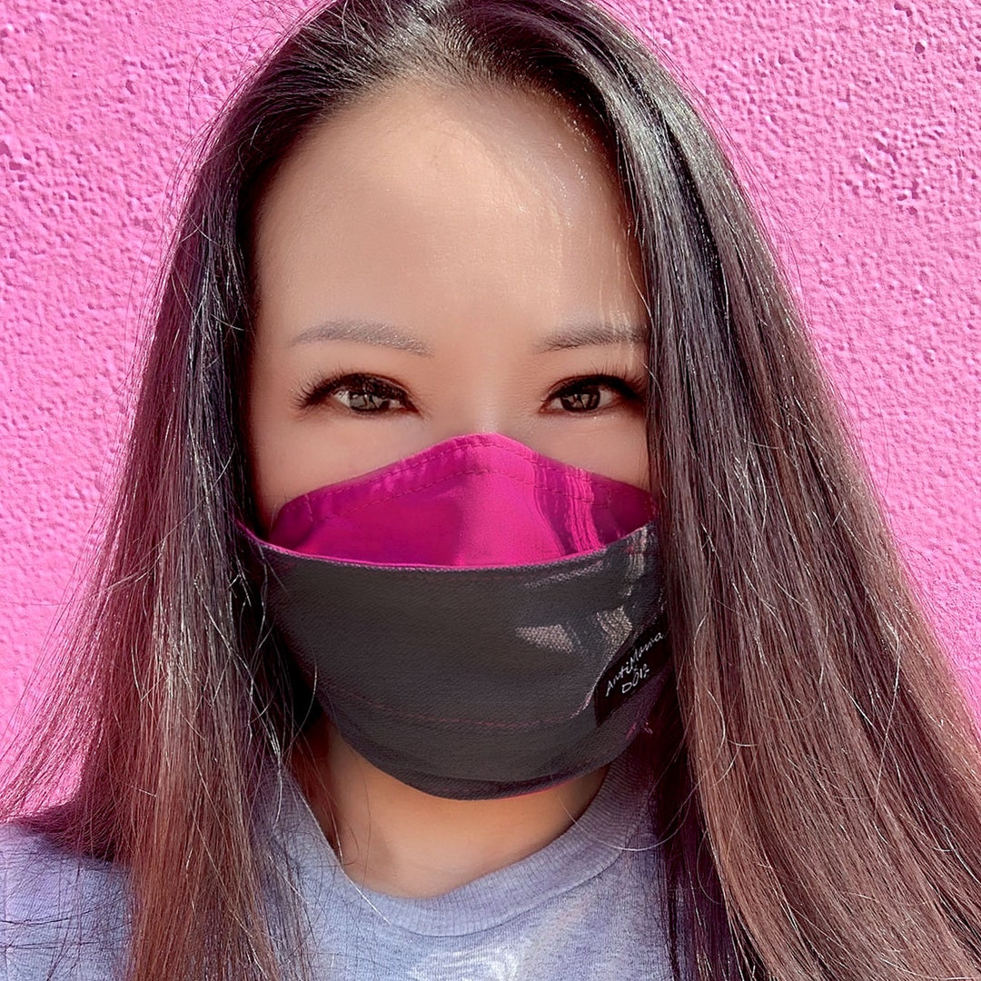 3D Origami Face Mask, Polyester Cloth Cover, Face Mask W/ Nose Wire ...