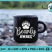 Bearly Awake SVG Bear Claw SVG Funny Coffee Saying Bearly - Etsy