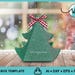 3D Christmas Tree Gift Box SVG: Paper Treat Box Template (digital ...