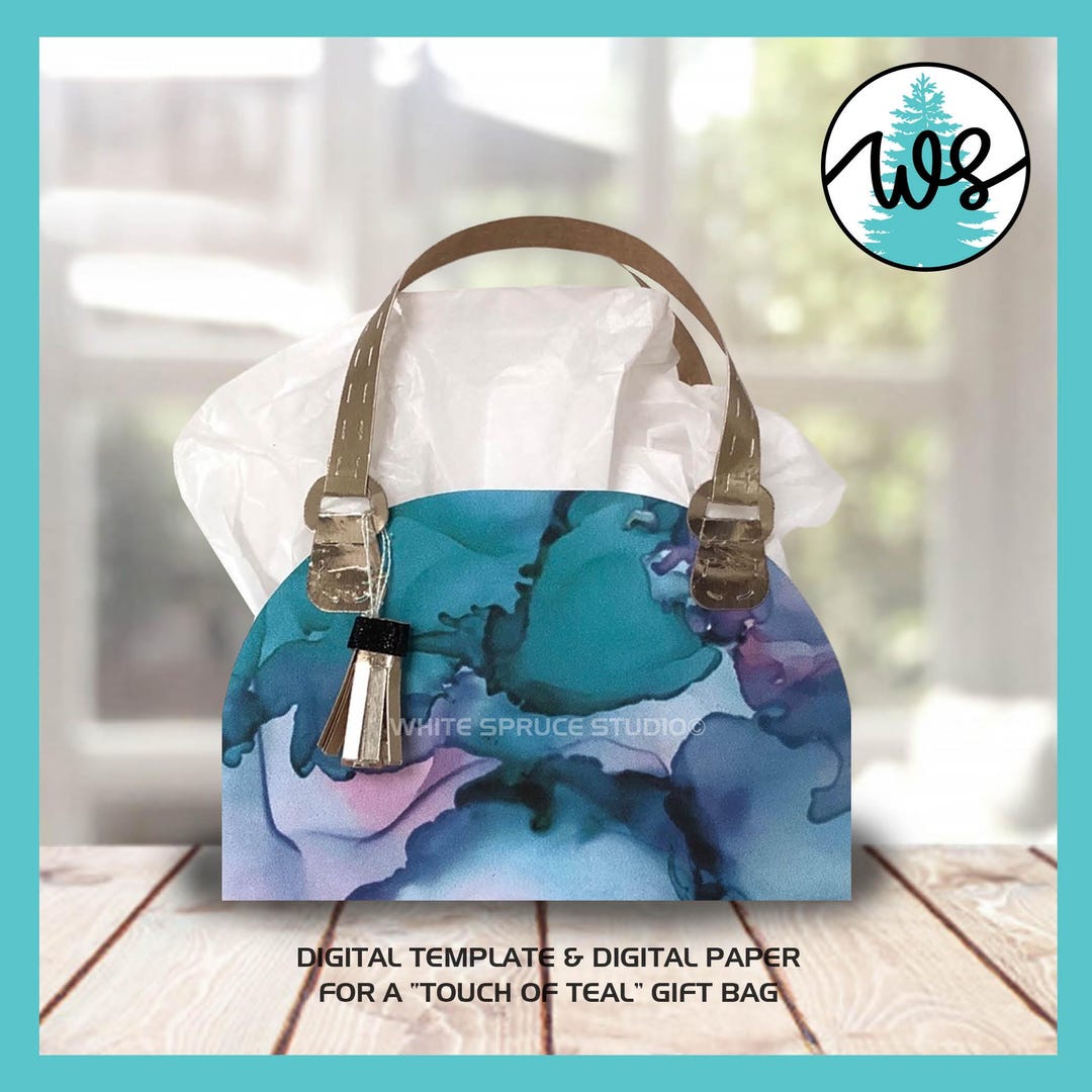 3D Paper Purse SVG, Paper Purse Template Svg, Paper Gift Box Svg, Treat ...