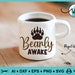 Bearly Awake SVG Bear Claw SVG Funny Coffee Saying Bearly - Etsy