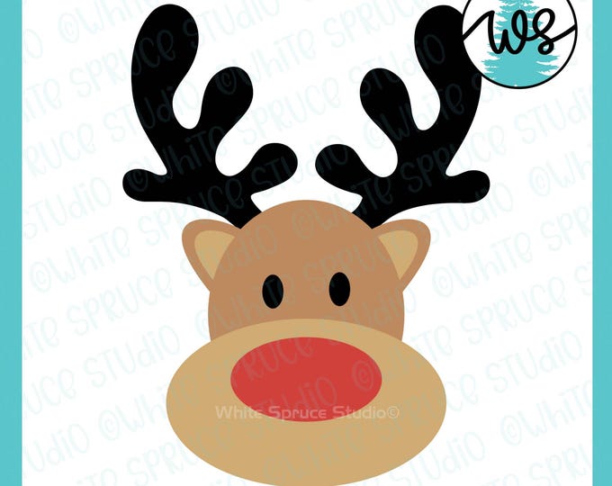 Buon Natale svg png, renna svg png, renna faccia svg png, renna ...