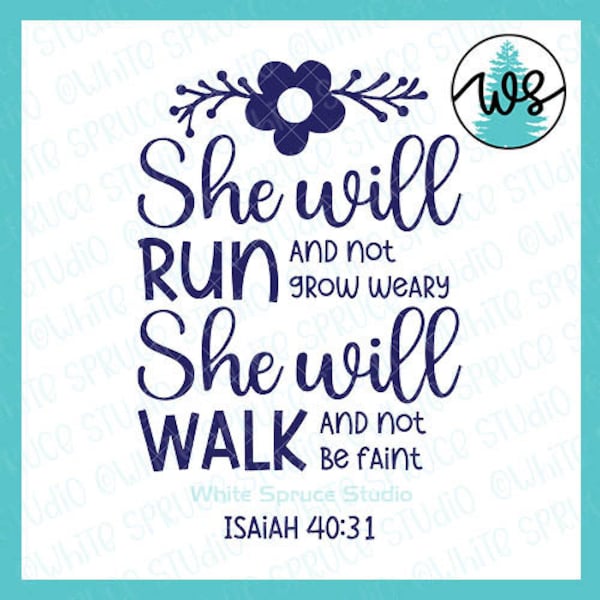 Run and Not Be Weary - Etsy