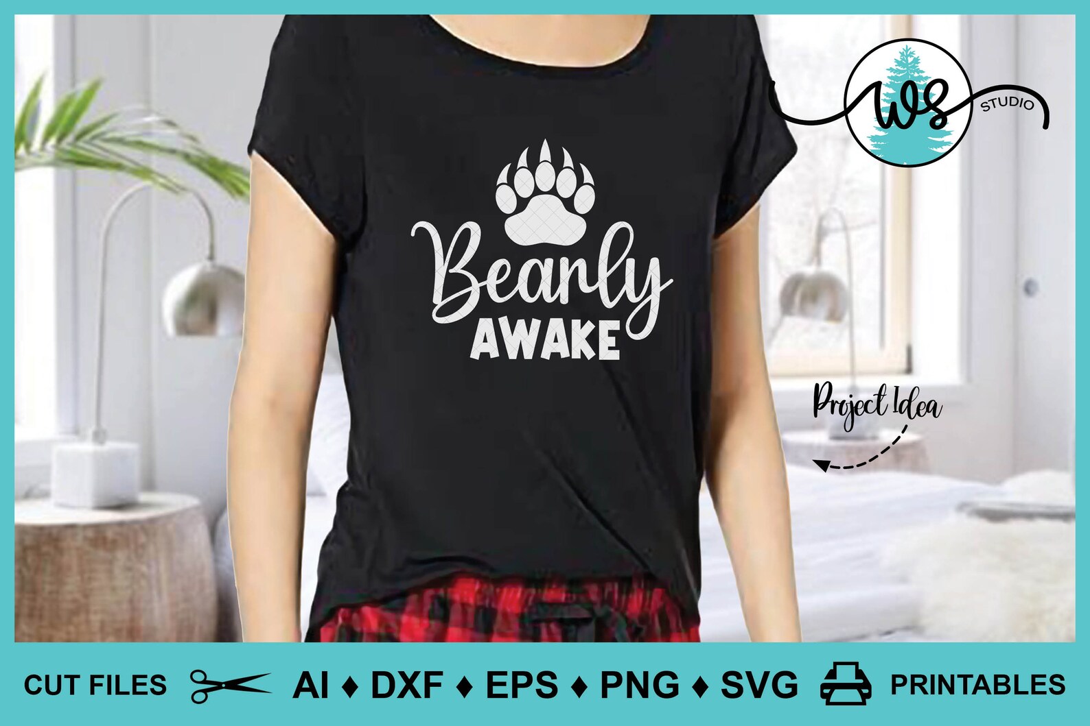 Bearly Awake SVG Bear Claw SVG Funny Coffee Saying Bearly - Etsy