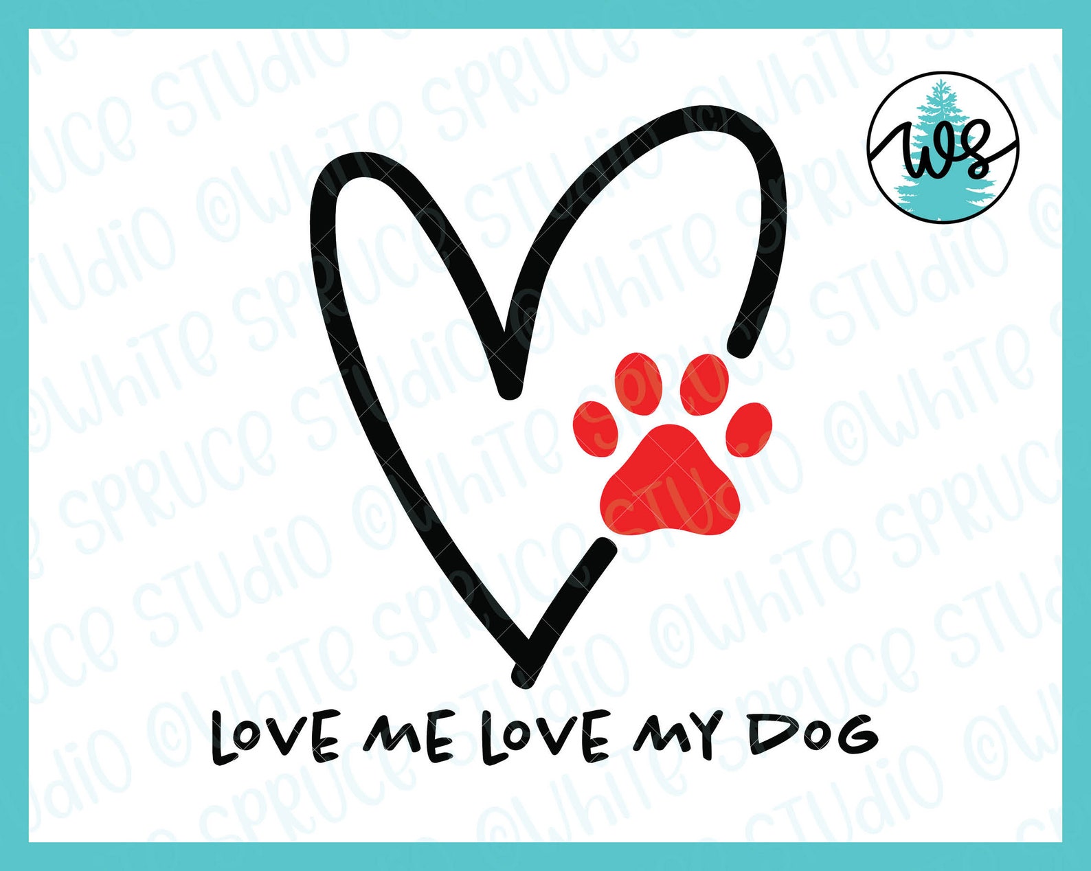 Dog Logo SVG Dog Quote Dog Saying SVG Love My Dog Svg - Etsy