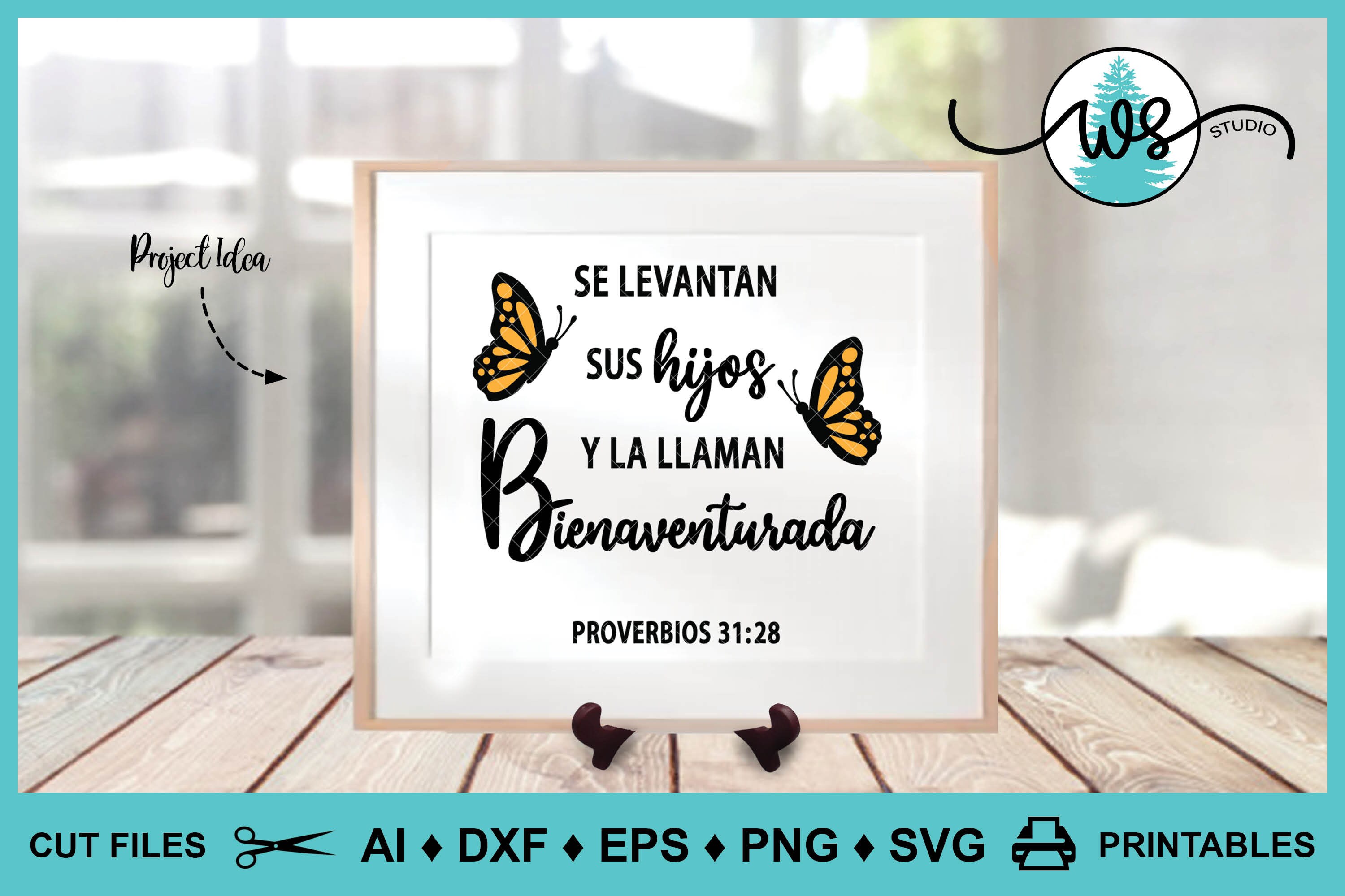 Bienaventurada Spanish Bible Verse SVG, Mother's Day Proverbs 31:28 - Etsy