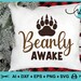 Bearly Awake SVG Bear Claw SVG Funny Coffee Saying Bearly - Etsy