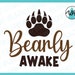 Bearly Awake SVG Bear Claw SVG Funny Coffee Saying Bearly - Etsy