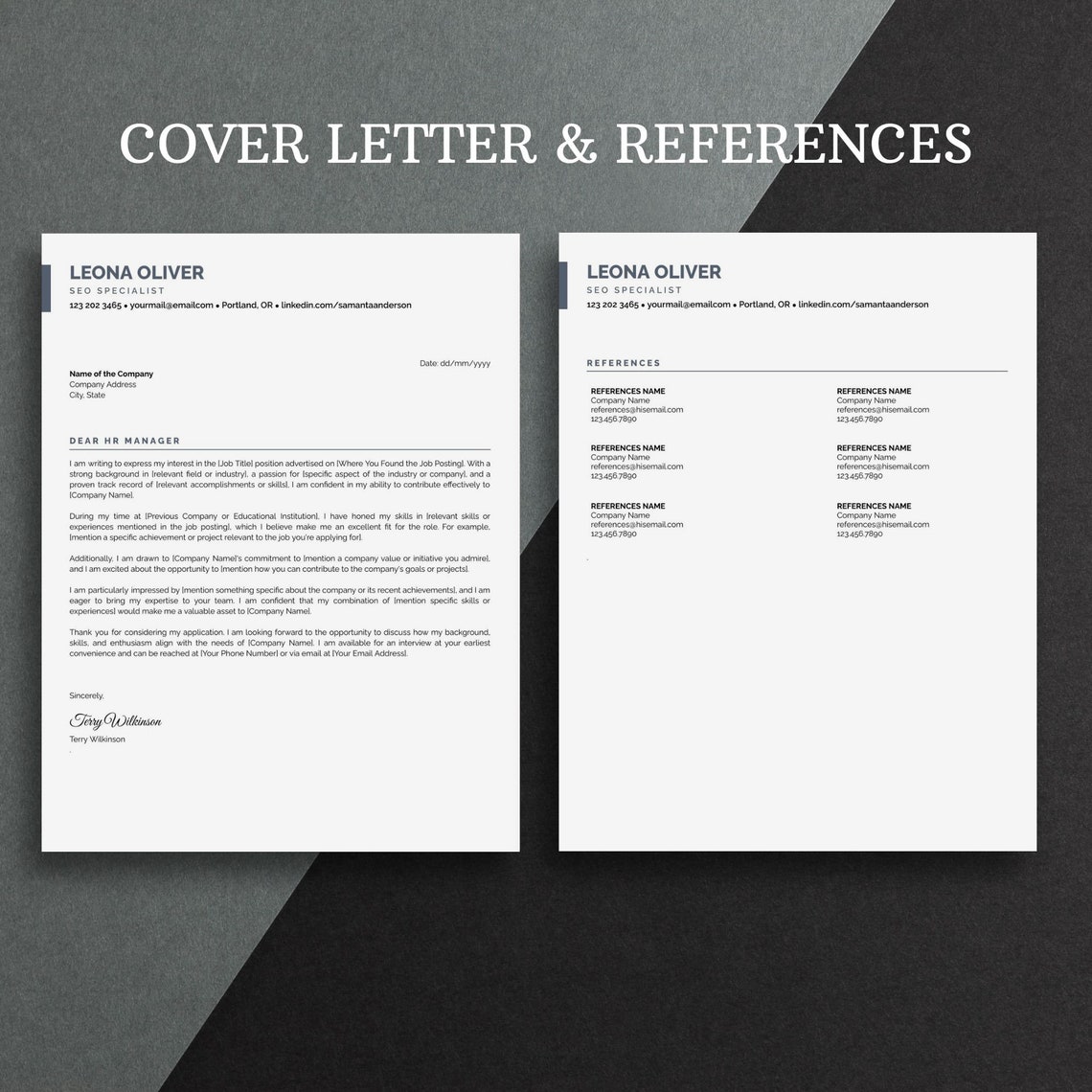 Google Docs Resume Template, ATS Microsoft Word Resume, ATS Friendly ...