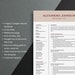 Resume Template Google Docs, Microsoft Word Resume, Pink Resume, CV ...