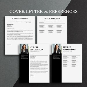 ATS Friendly Resume Template for Google Docs and Word | Cover Letter ...