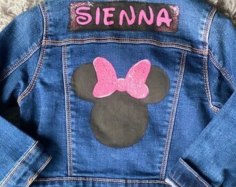 Minnie Mouse Jean Jacket | Etsy