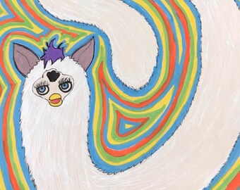 Furby Print Painting - Etsy