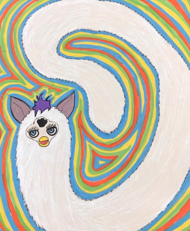 Long Furby Print - Etsy