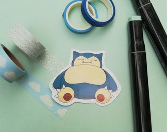 Snorlax Sticker 3 X 3 UPDATED - Etsy