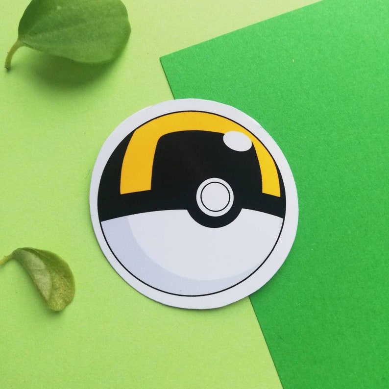 Pokeball Sticker Pokeball, Great Ball, Ultra Ball, Loveball - Etsy