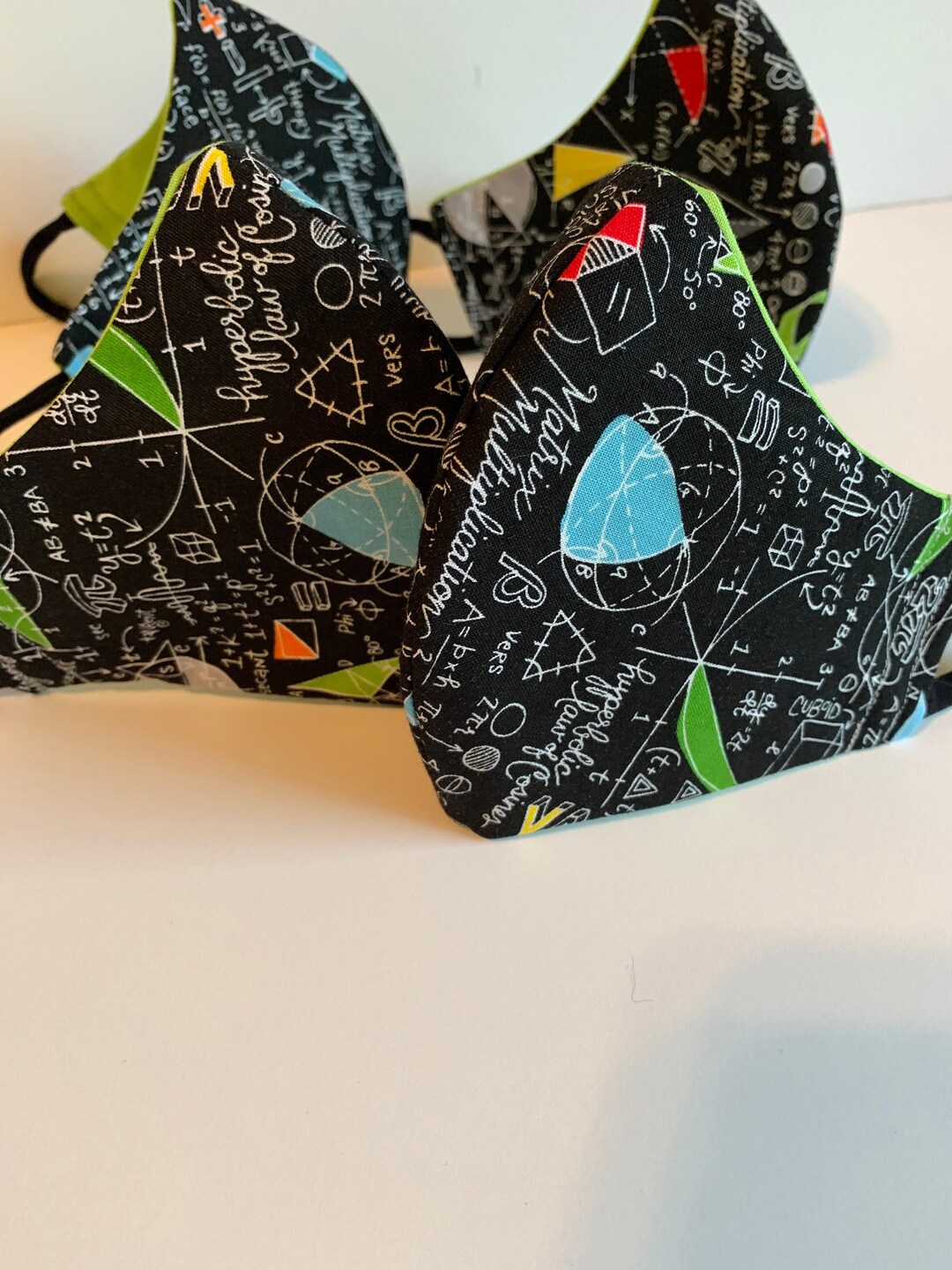 Math Symbols Fabric Face Mask, Teacher - Etsy