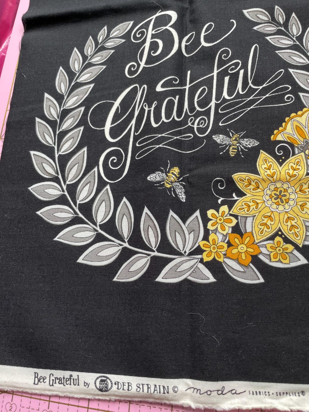 As Sweet as Honey | Bee Grateful | Deb Strain | Moda Fabrics | Panel 23 ...