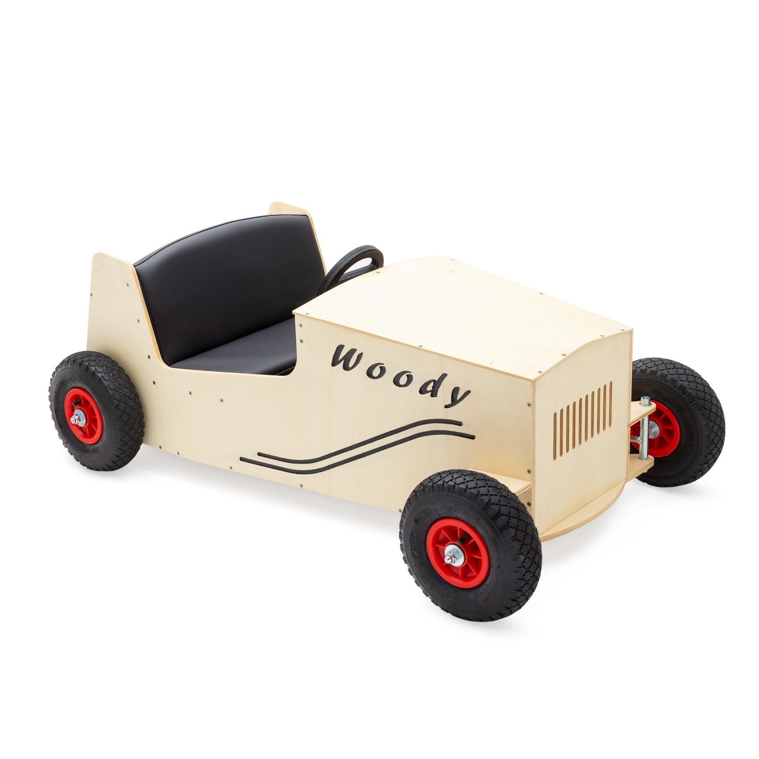 Wooden electric 12V ride-on vehicle Woody CAR | Etsy