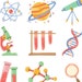 Science Digital Stickers pre-cropped Science Digital - Etsy