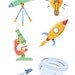 Science Digital Stickers pre-cropped Science Digital - Etsy
