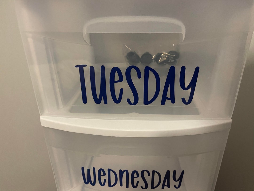 Days of the Week Labels// Monday-friday Labels// - Etsy