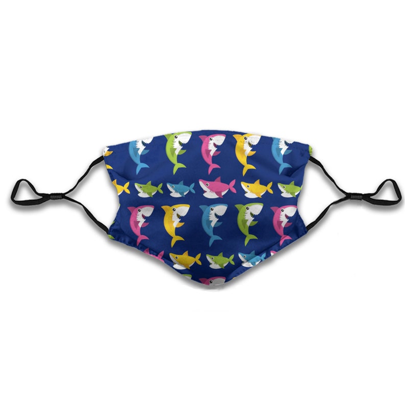 Childlike Penguin Dolphin Face Mask With Filter Pocket6 | Etsy