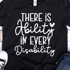 There is Ability in Every Disability Svg, Positive Motivation ...