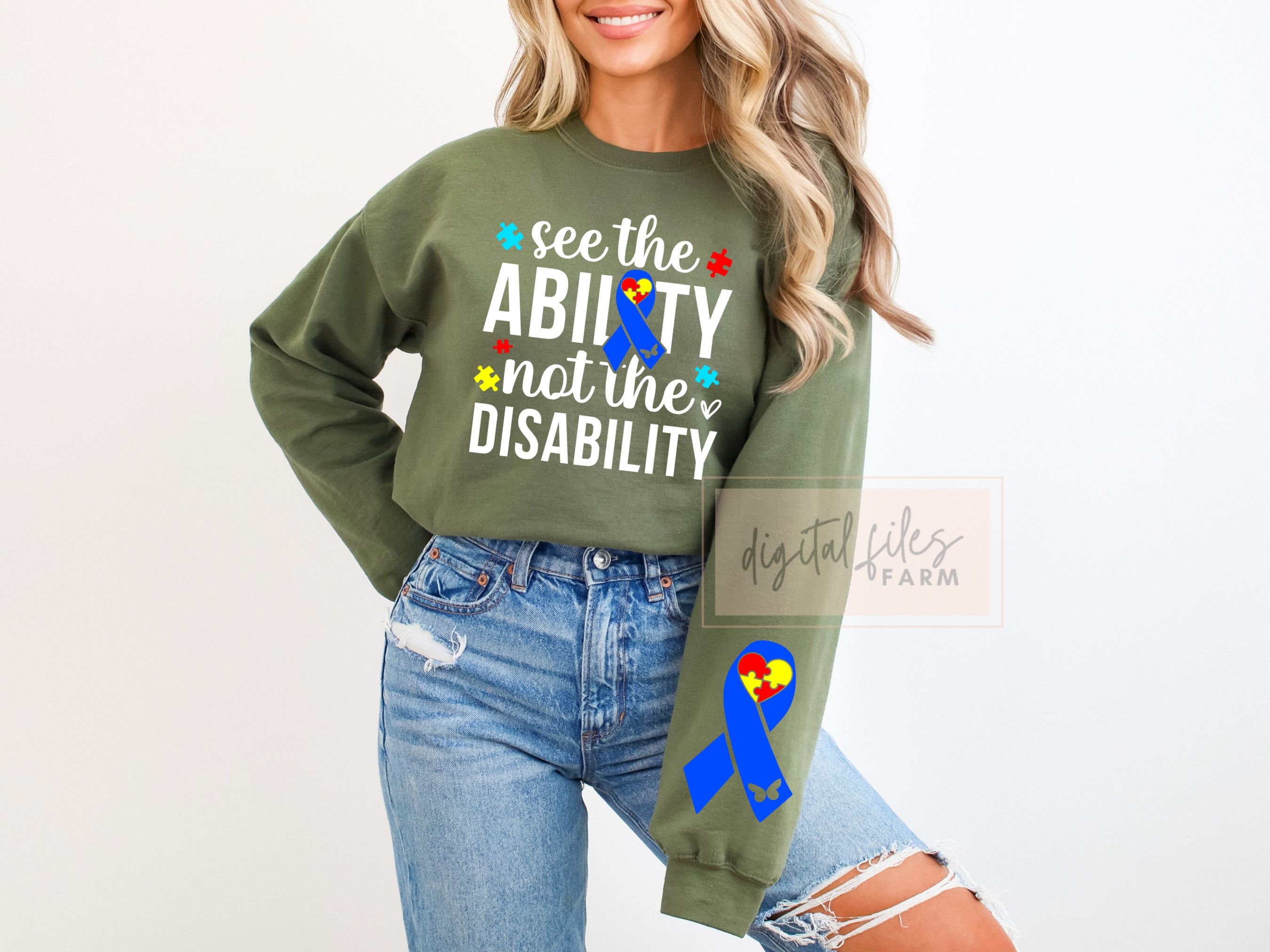 Disabilities Awareness SVG, Autism Svg, Autism Awareness Svg, See the ...