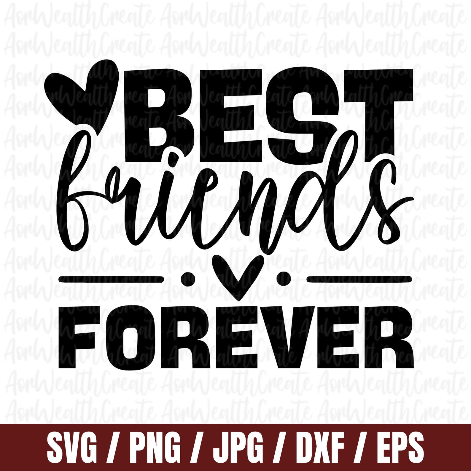 Best Friends Forever Svg Friends Svg Friendship Svg Besties - Etsy