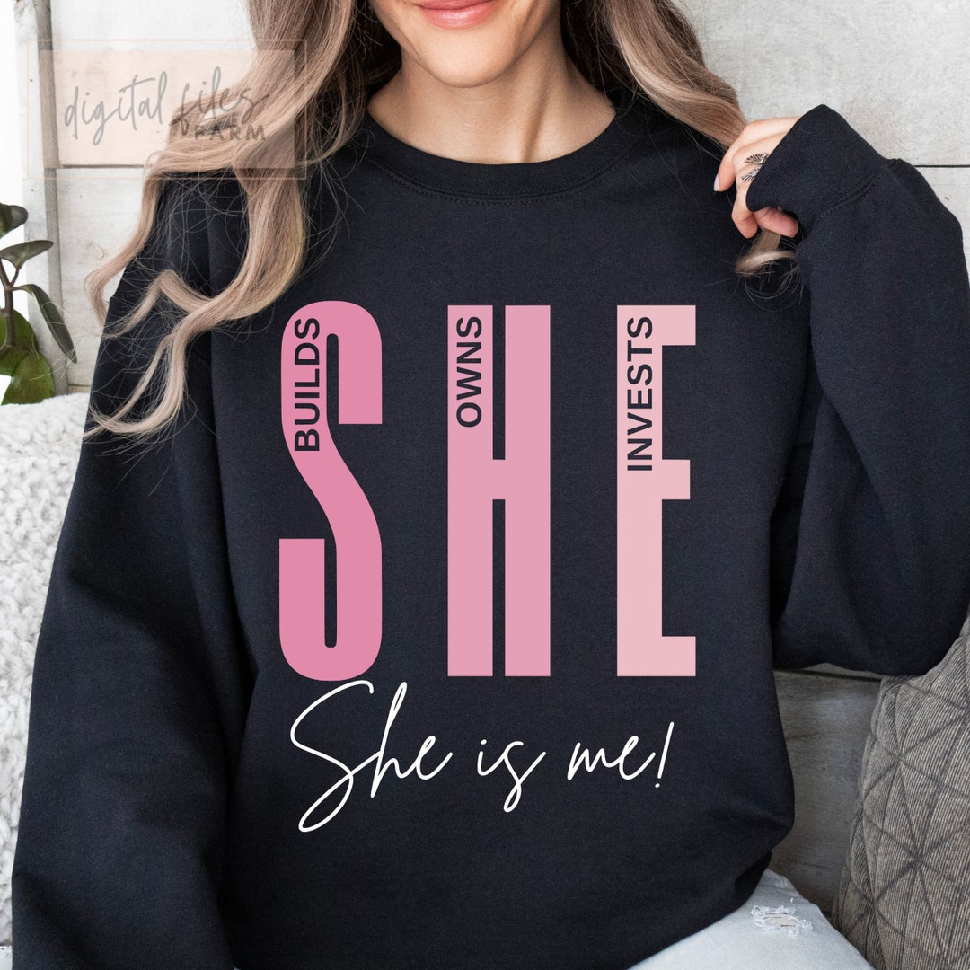 She is Me Svg, PNG, I Am She Svg, She is Strng Svg, Motivational Svg ...