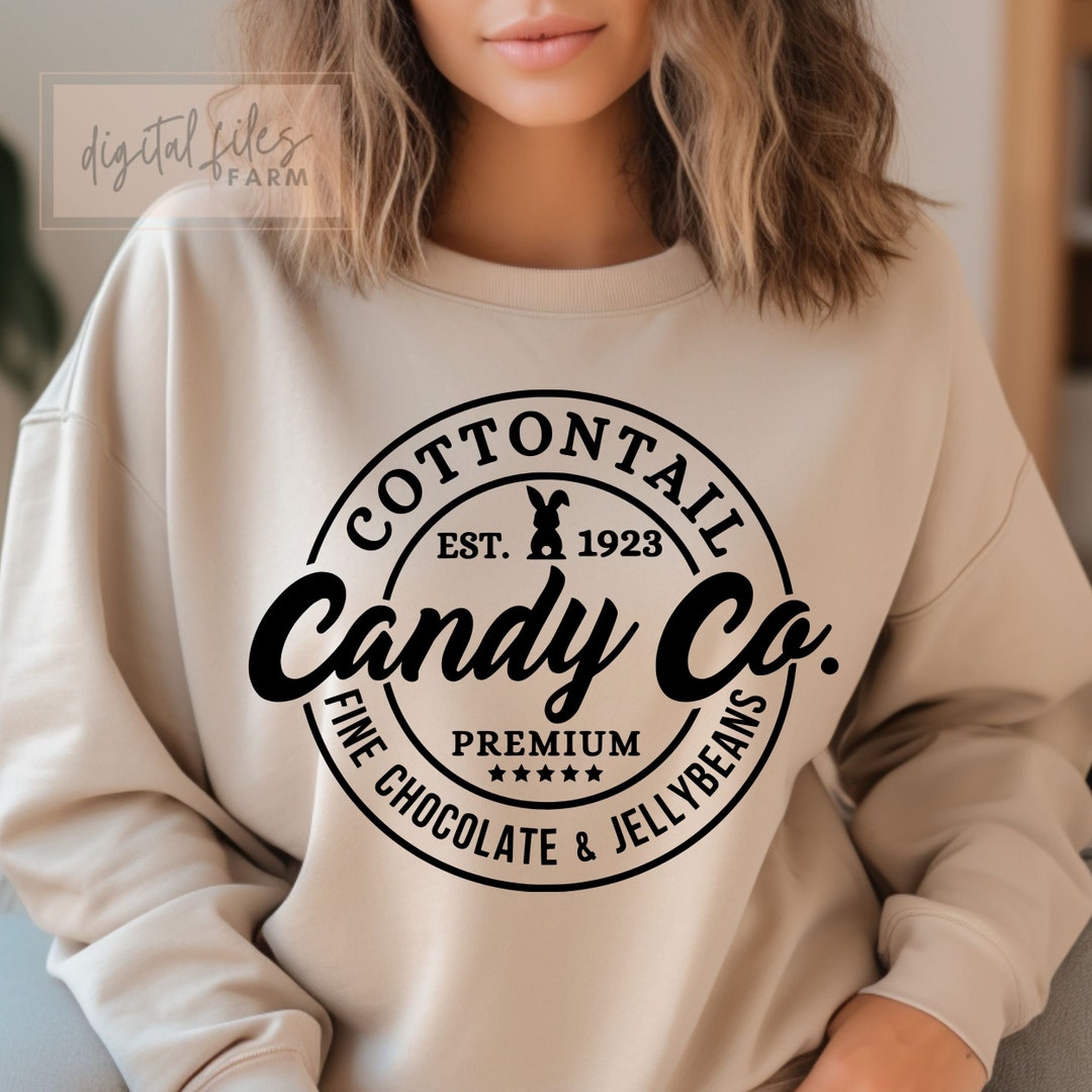 Easter SVG, Cottotail Candy Co Svg, Easter Sign Svg, Peter Cottontail ...