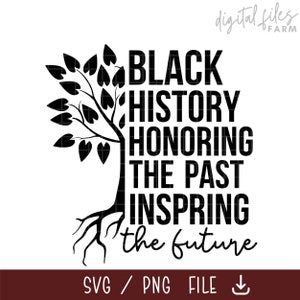 Black History Month Svg, Black History Honoring the Past Inspiring the ...
