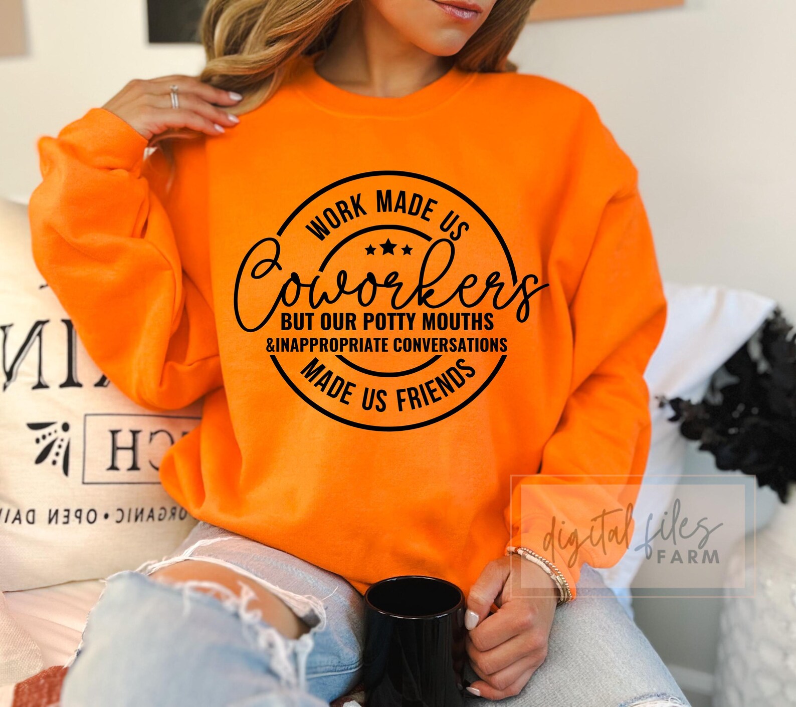 Coworker Friendship SVG, Best Friend Gift, Work Bestie Design (digital ...