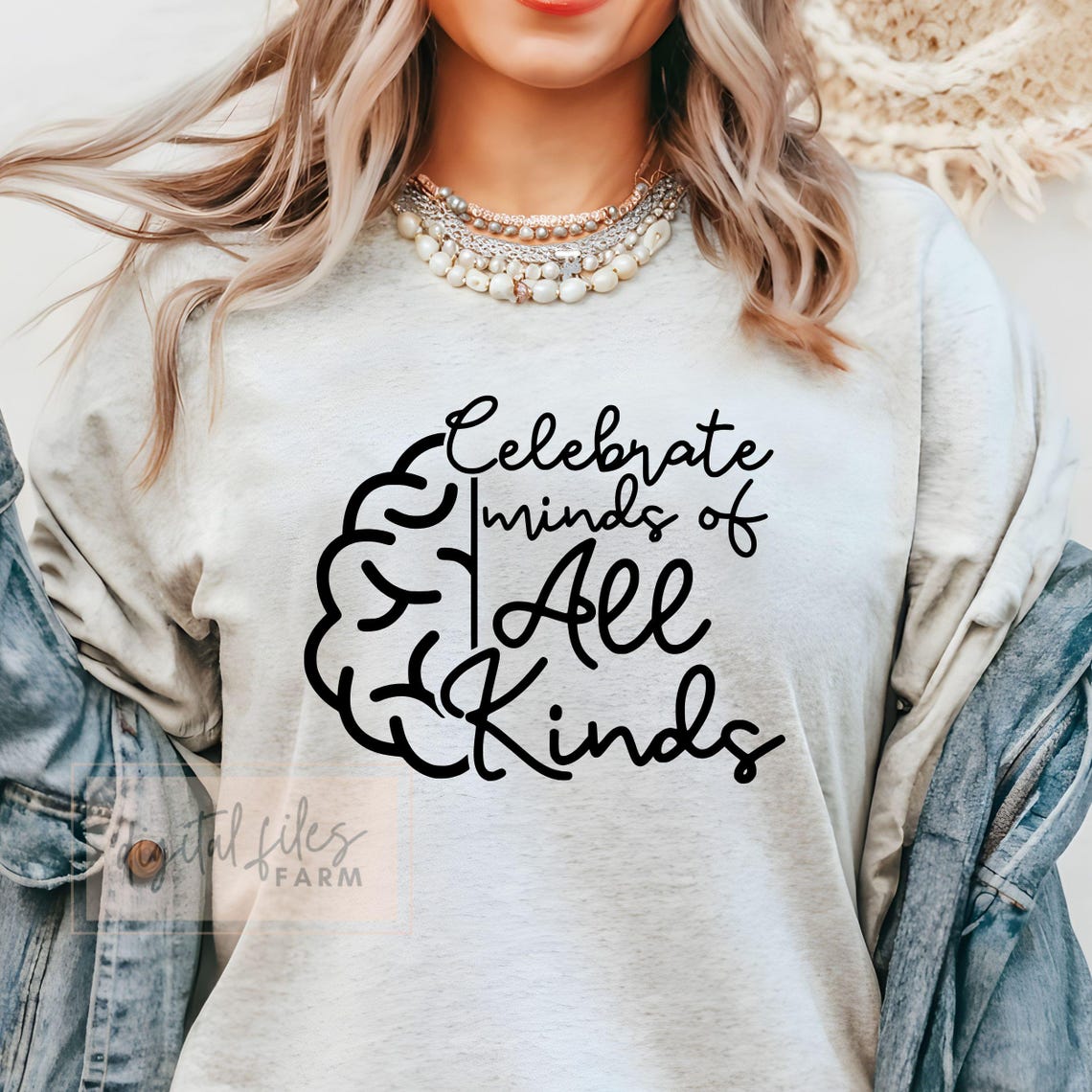 Celebrate Minds of All Kinds Svg, Mental Health Svg, Autism Awareness ...