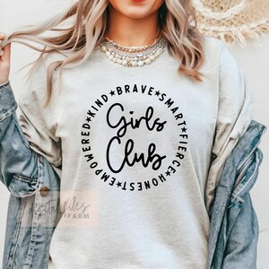 Girls Club Svg, Brave Girls Club Svg, Girl Power Svg, Daughter Svg ...