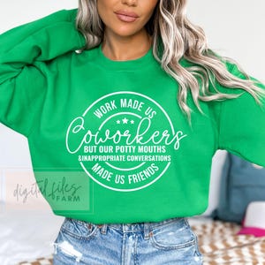 Coworker Friendship SVG, Best Friend Gift, Work Bestie Design (digital ...