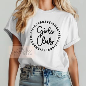 Girls Club Svg, Brave Girls Club Svg, Girl Power Svg, Daughter Svg ...