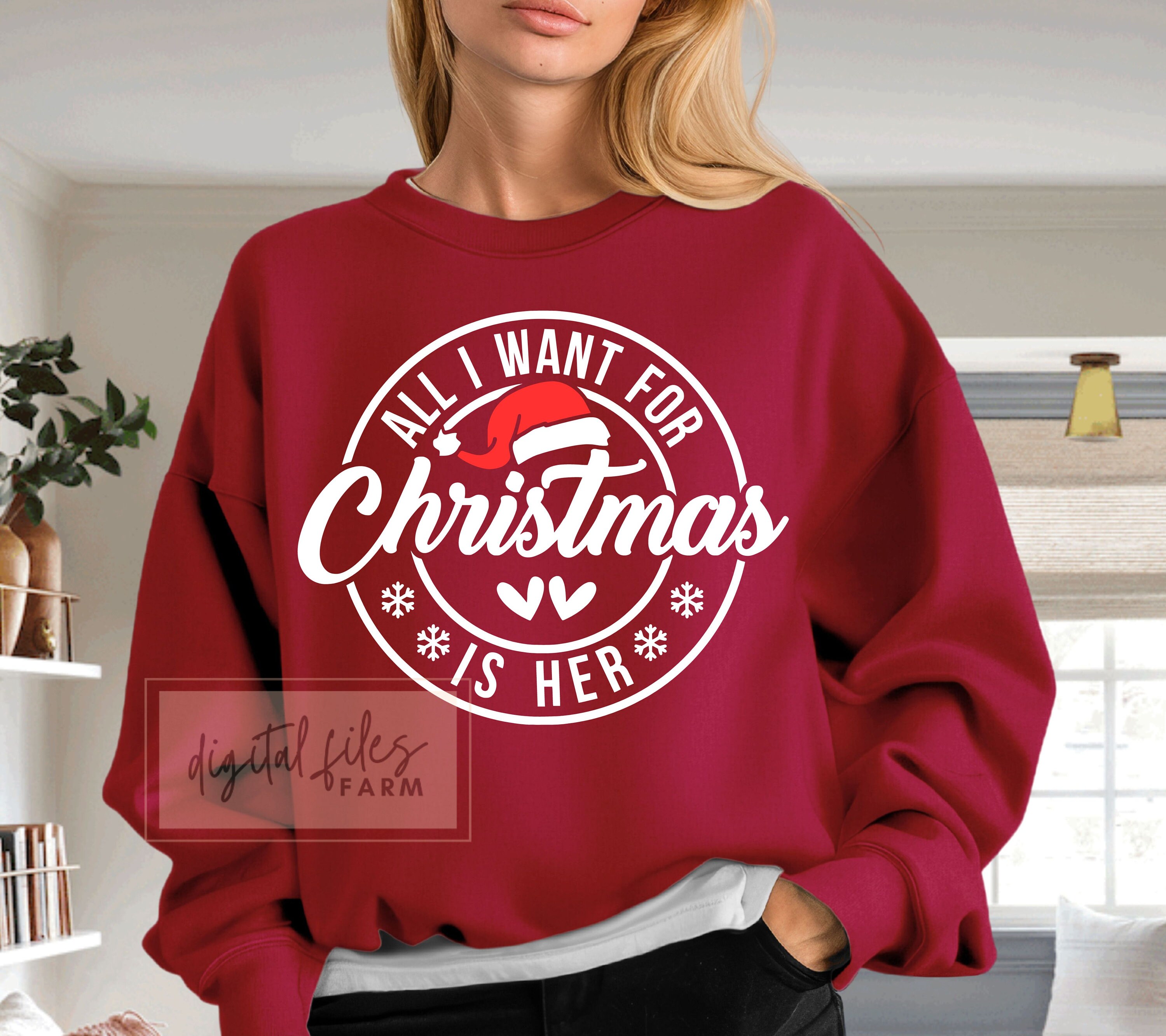 Christmas Svg, Christmas Couple Shirts SVG, Matching Christmas Svg, All ...