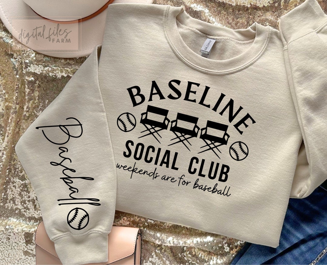 Baseball SVG, Baseline Social Club, Baseball Mom Svg, Baseball Shirt ...